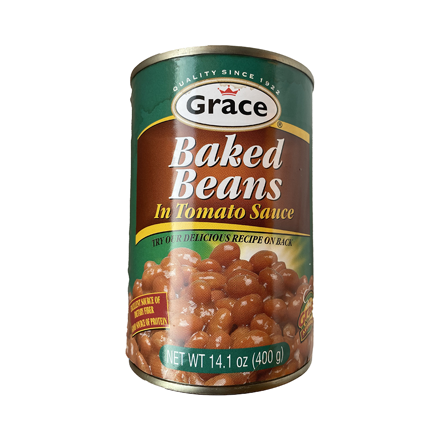 Grace Baked Beans in tomato sauce 14.1oz | M&D Jamaican Delights