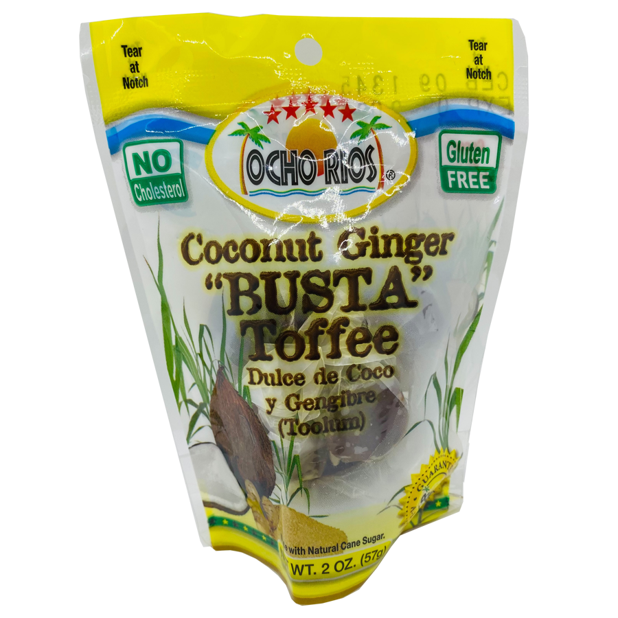 Coconut Ginger BUSTA Toffee | M&D Jamaican Delights